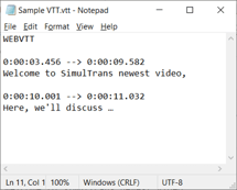 What is a VTT file?